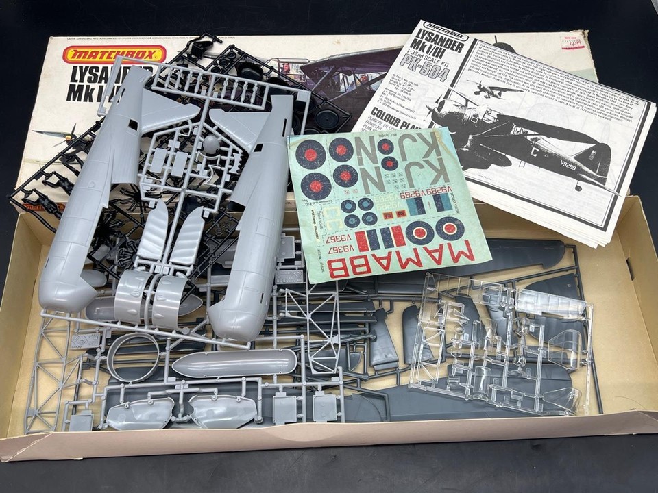 Matchbox 1/32 Scale PK-504 Lysander Mk I/III Unassembled Airplane Model ...
