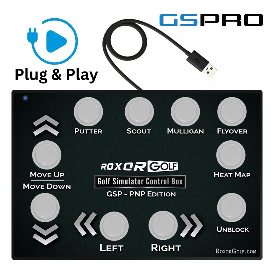 GSP GSPro Golf Simulator Control Box | eBay
