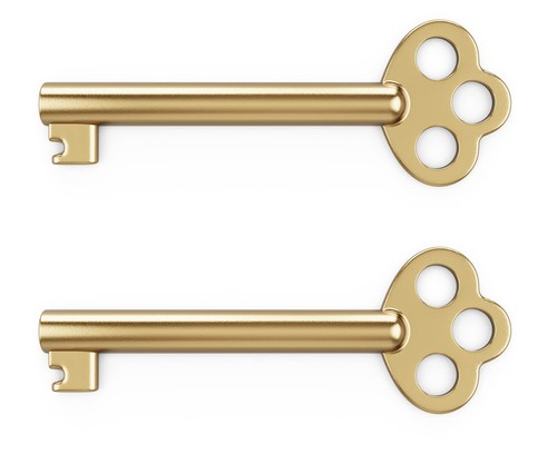 KY-6 Skeleton Key Hollow Barrel - Antique, Vintage Modern Cabinet Doors ...