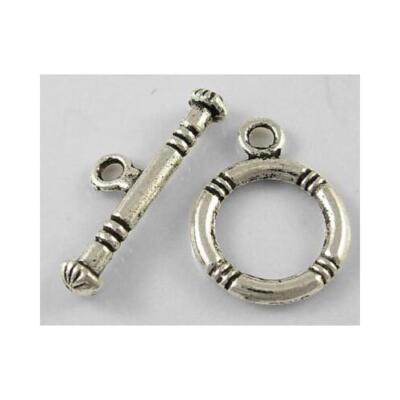 Life Preserve Antiqued Silver Toggles (20 Sets) tog009A | eBay