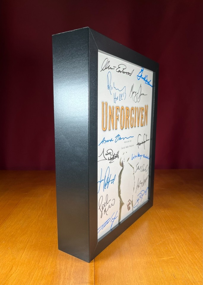 Unforgiven Script Signed- Autograph Reprints- 130 Pages- Clint Eastwood ...