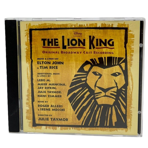 THE LION KING CD 2004 - Original Broadway Cast - Disney - Elton John ...