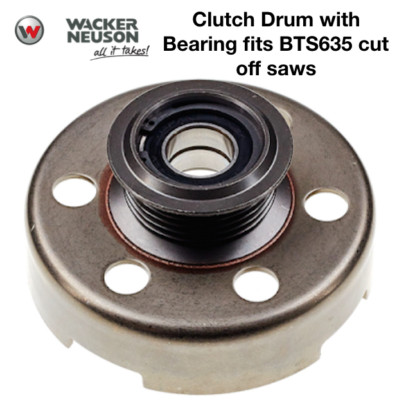 Wacker Neuson OEM Clutch Drum w/ Bearing fits BTS635 cut-off saws ...