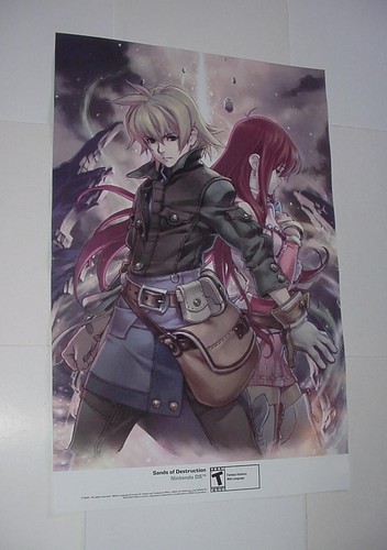 Sands of Destruction Poster Nintendo DS Sega Morte Asherah Kyrie ...
