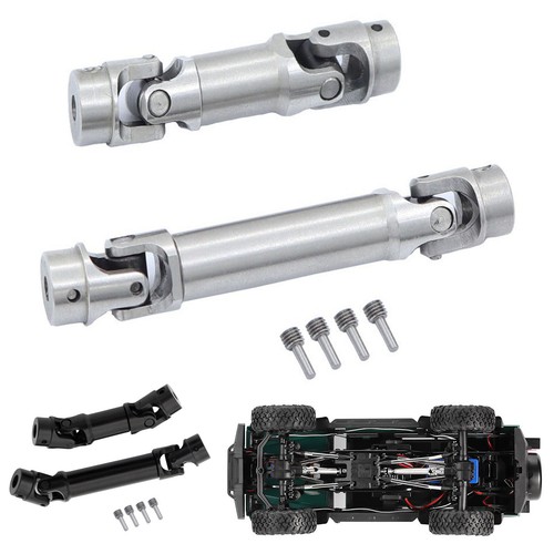 2PCS Stainless Steel Drive Shaft Kits For 1/18 Traxxas TRX4-M RC ...