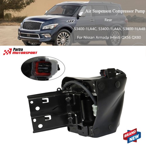 NEW Air Suspension Compressor Rear For Nissan Armada Infiniti QX56 ...