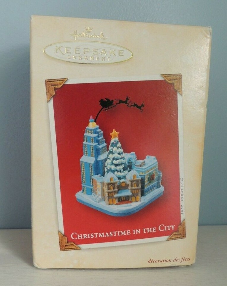 Hallmark Keepsake Ornament 2003 Christmastime In The City Silhouette ...