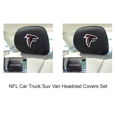 New 2pc NFL Atlanta Falcons Gear Car Truck Suv Van Headrest Covers Set ...