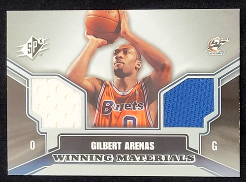 2005-06 SPX GILBERT ARENAS WINNING MATERIALS DOUBLE GAME-USED JERSEY | eBay