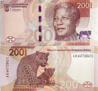 2023 South Africa 200 Rand P-W152 AB Prefix NEW UNC Banknote | eBay