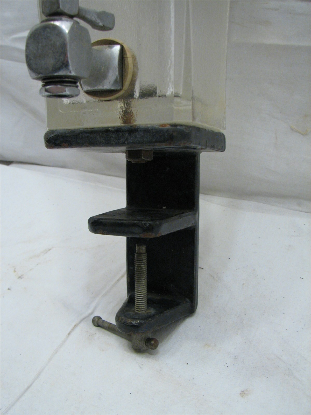 Antiue Glass Wall/Bar Mount Cordial Liquor Dispenser Cast Iron Art Deco ...