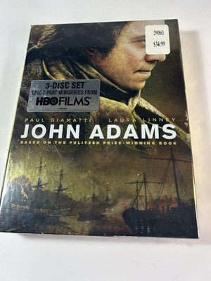 John Adams HBO Miniseries 3 Disc DVD Set Sealed Paul Giamatti Laura ...