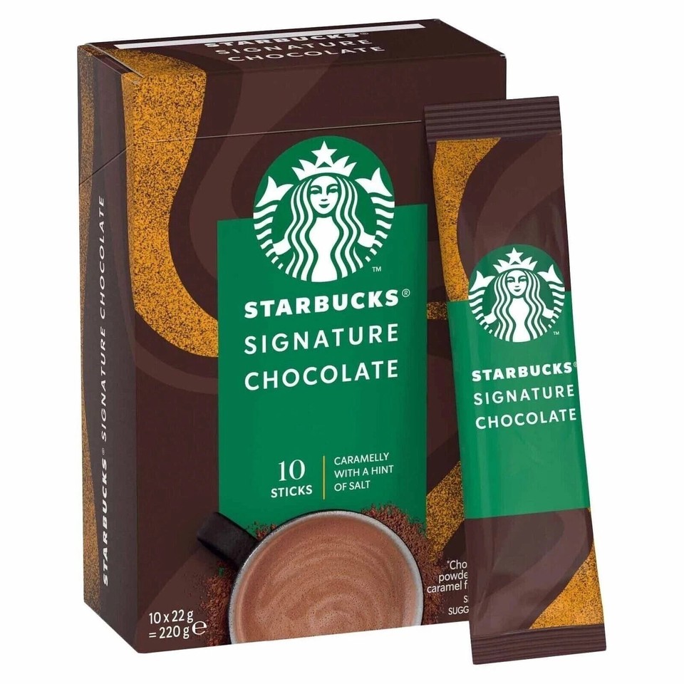 Starbucks Signature Salted Caramel Flavour Chocolate Powder Stick 22g ...