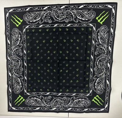 Monster Energy 22" Monster Pattern Bandana - New | eBay