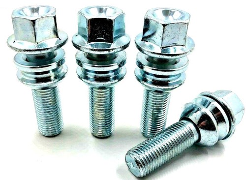 4 X WHEEL BOLTS FOR AUDI Q7 SQ7 (OE STYLE) QUALITY ALLOY LUGS NUT STUD ...