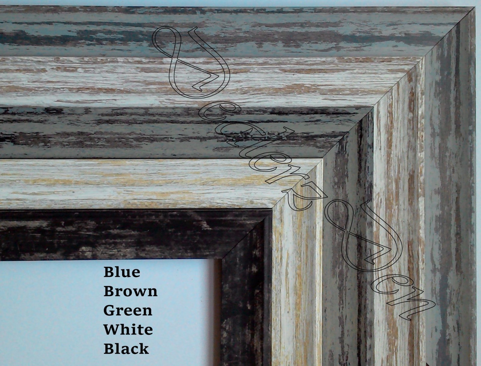 ShabbyChic Vintage Distressed Wood Effect PICTURE POSTER PHOTO FRAME A1 ...