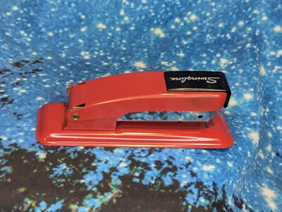 Vintage Red Swingline Stapler Two Tone Red and Black 5” Office Space | eBay