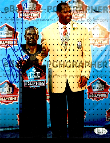 RICHARD DENT SIGNED HALL of FAME BUST 8x10 - Chicago Bears - J.S.A ...