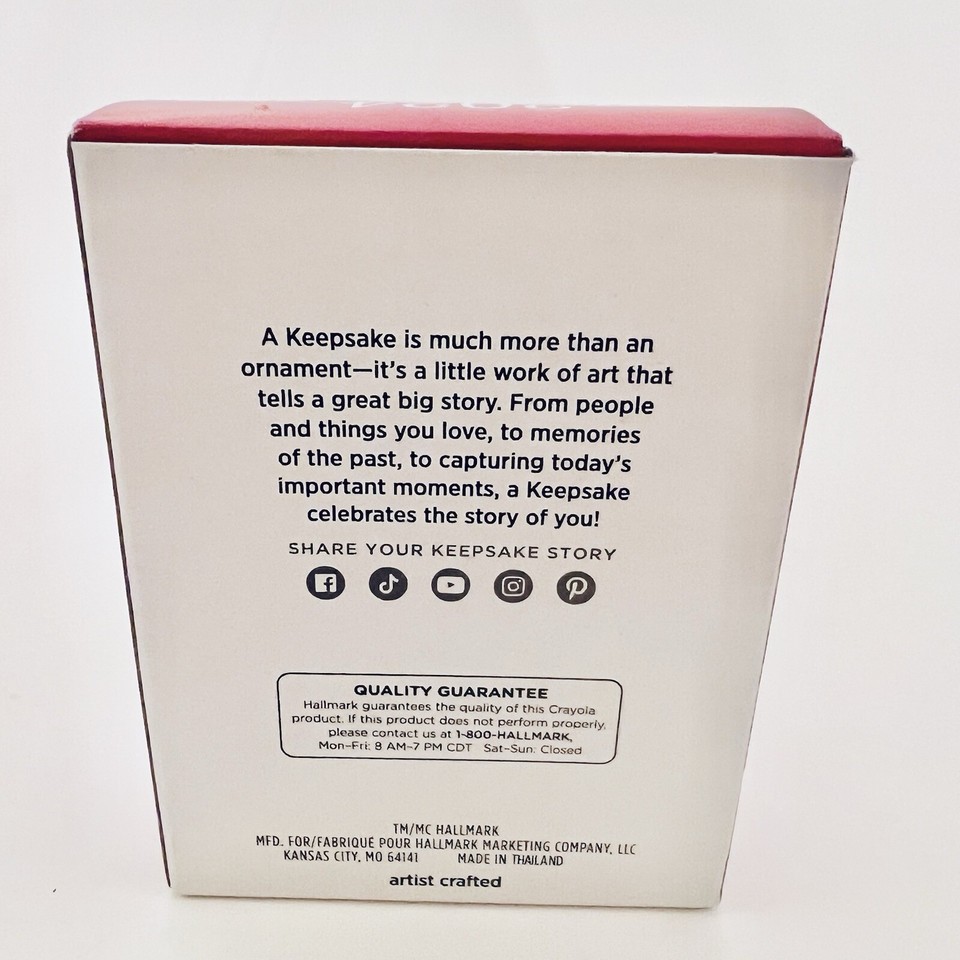 Hallmark 2024 Crayola Crayons Colors of Kindness Keepsake Christmas ...