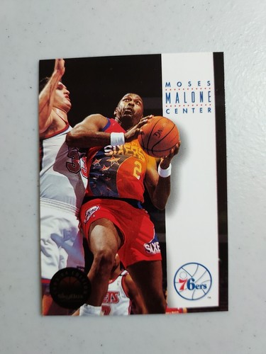 1993-94 Skybox Premium #265 Moses Malone Philadelphia 76ers NBA ...