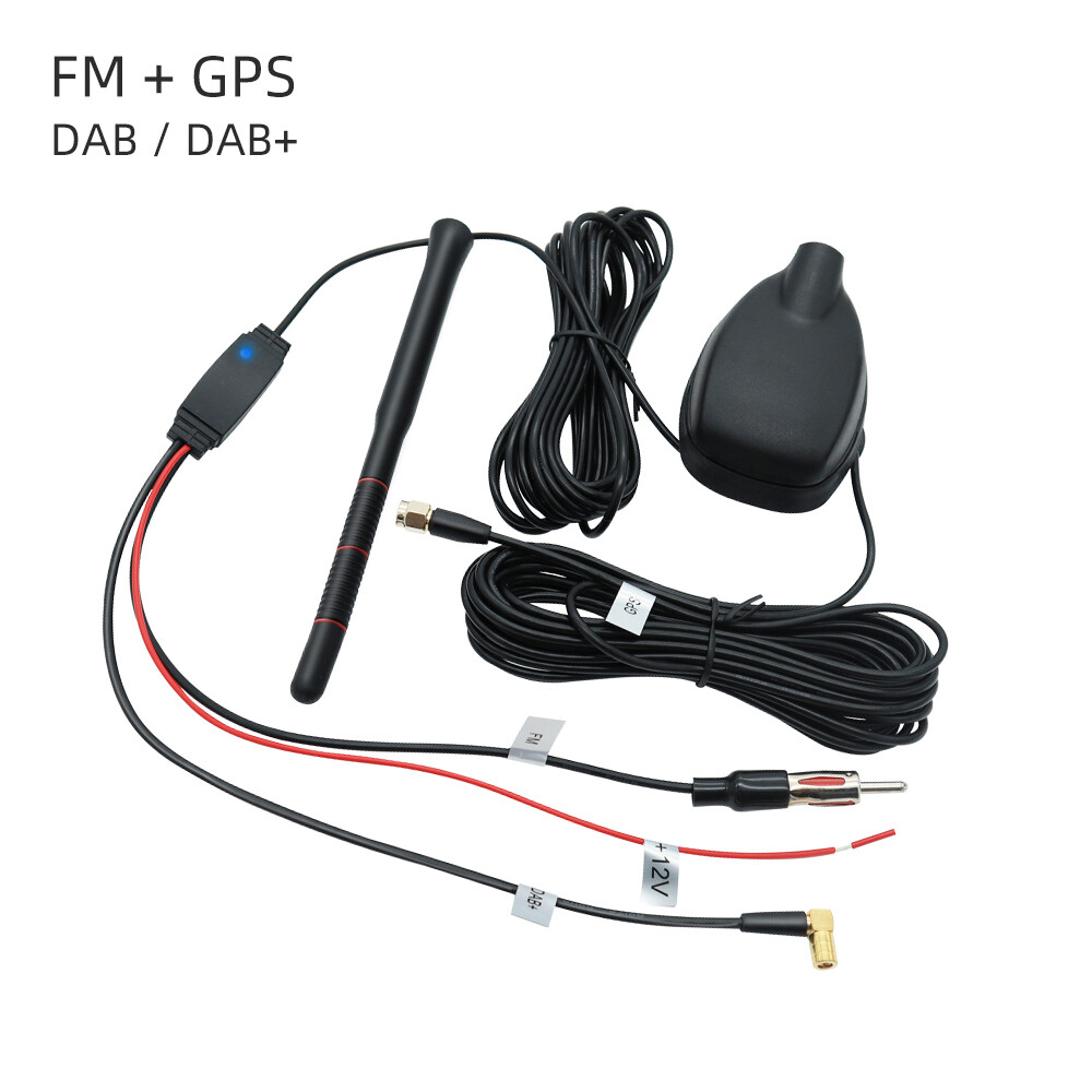 DAB Autoantenne + FM + GPS DACHANTENNE Universal DAB+ Autoantenne KFZ ...