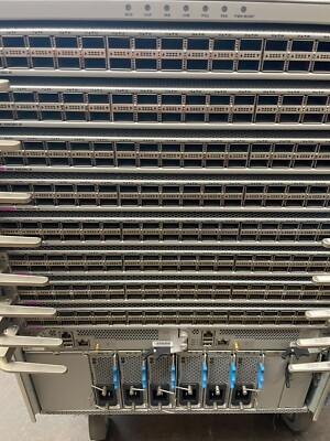 Cisco Nexus 9508-B2-R= 2x SUP-B+, 8X X9636C-R NXOS-AD PAC-3000W-B 4 FM ...