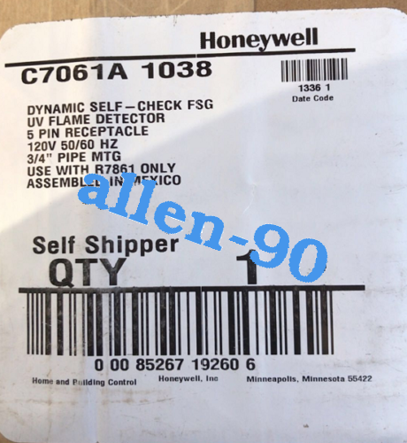 1PC Honeywell C7061A1038 UV Flame Detector C7061A 1038 New In Box ...