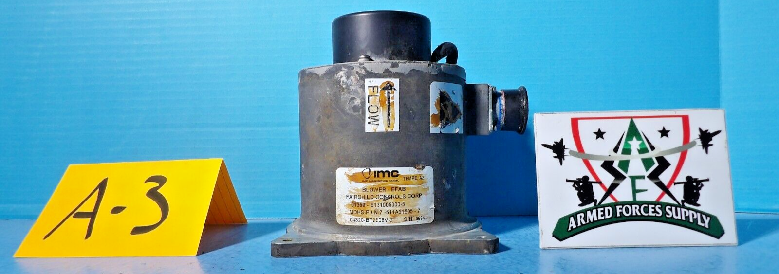 BLOWER EFAB CENTRIFUGAL FAN AH64 APACHE HELICOPTER AIRCRAFT 7-511A21505 ...