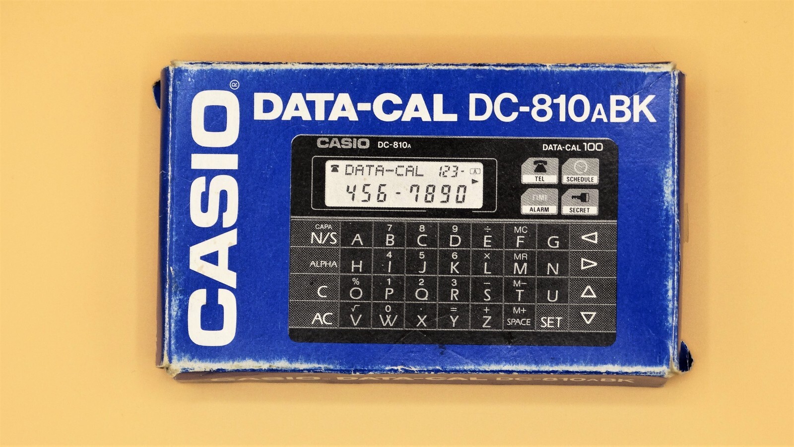 Calculadora Casio data-cal DC-810 aBK. Calculadora vintage, antigua año ...