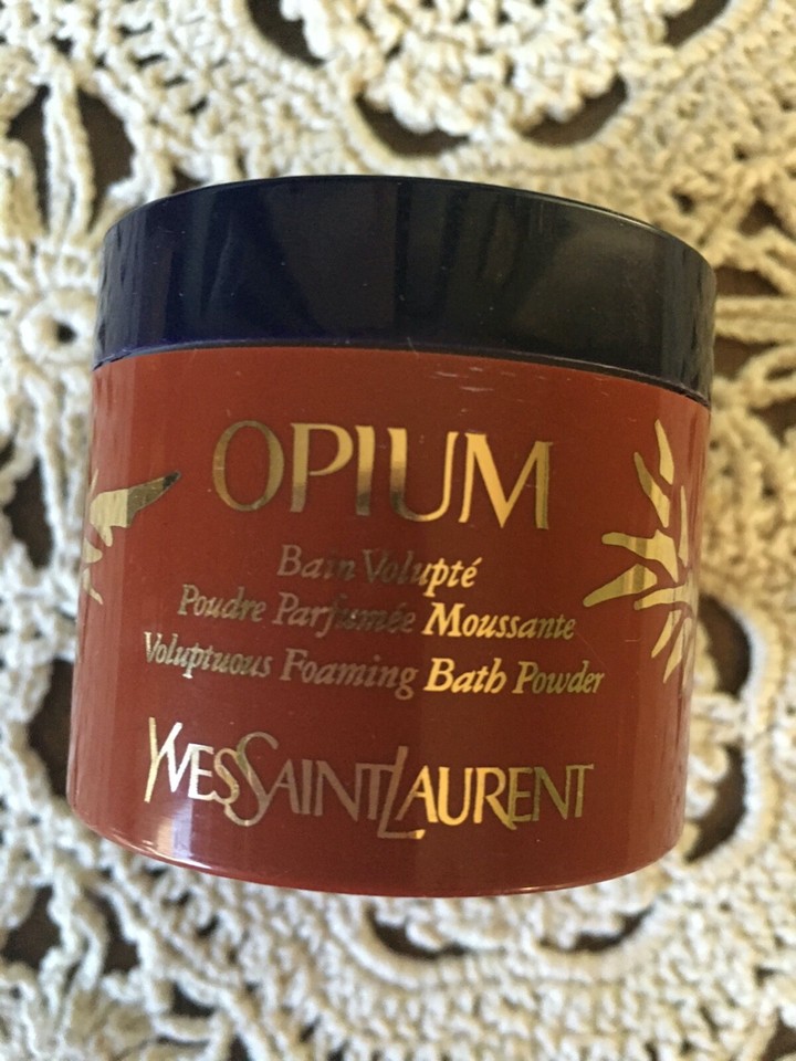 Vintage YSL Opium Perfumed Foaming Bath Powder Original formula 0.8oz ...