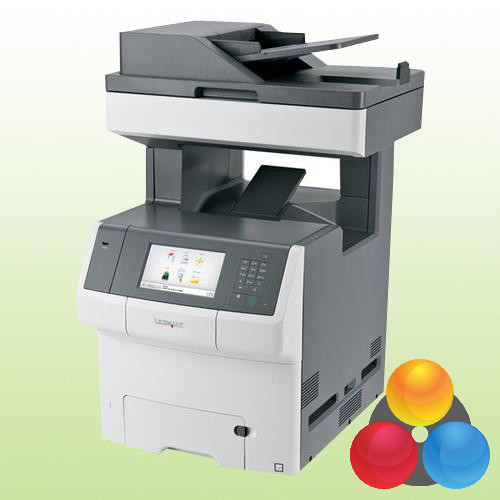 Lexmark X748de Multifunktion Drucker Scanner Kopierer Fax Duplex LAN mit Toner 734646411103 ...