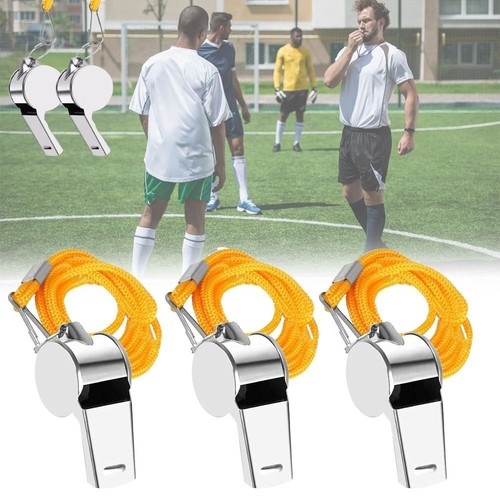 Rope Metal Whistle Stainless Steel Whistles Cheerleading Tool ...