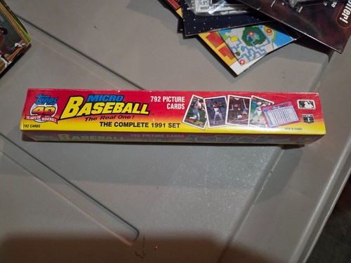 1991 Topps Micro Mini Baseball Card Set - New Unopened | eBay