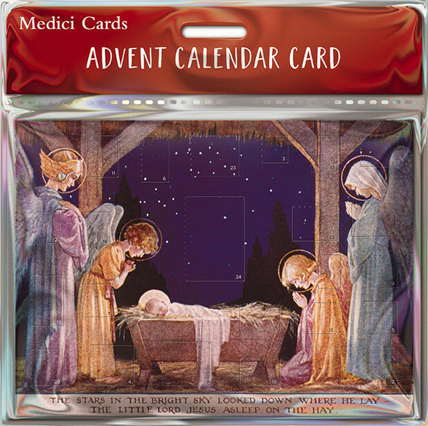 Medici Small Advent Calendar Cards with envelope 24 doors 151 x 203 | eBay