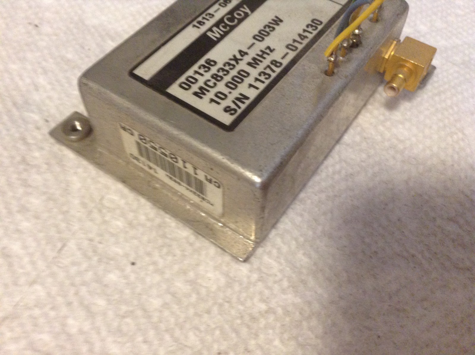 Mccoy 1813-0644 MC833X4-003W 10 MHz | eBay