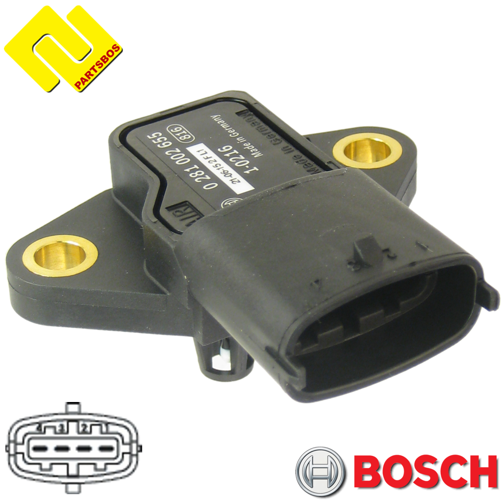 BOSCH 0281002655 ,0281002233 Intake manifold MAP Pressure Sensor MAN ...
