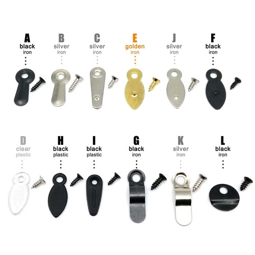 100Pcs Picture Photo Frame Backboard Turnbutton Turn Button Fix Clip ...