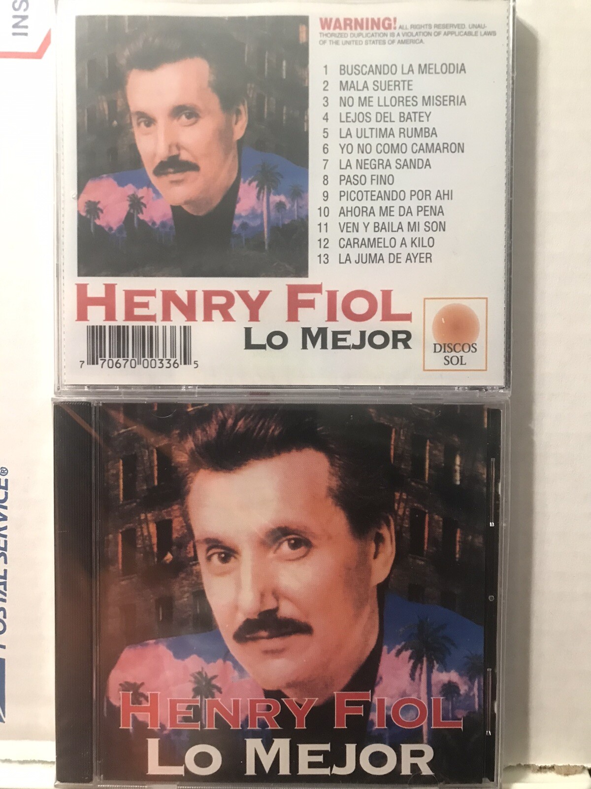 RARE CD Salsa Henry Fiol Buscando La Melodía Mala Suerte Ultima Rumba ...