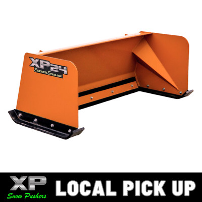 5' XP24 Kubota Orange snow pusher box LOCAL PICK UP | eBay