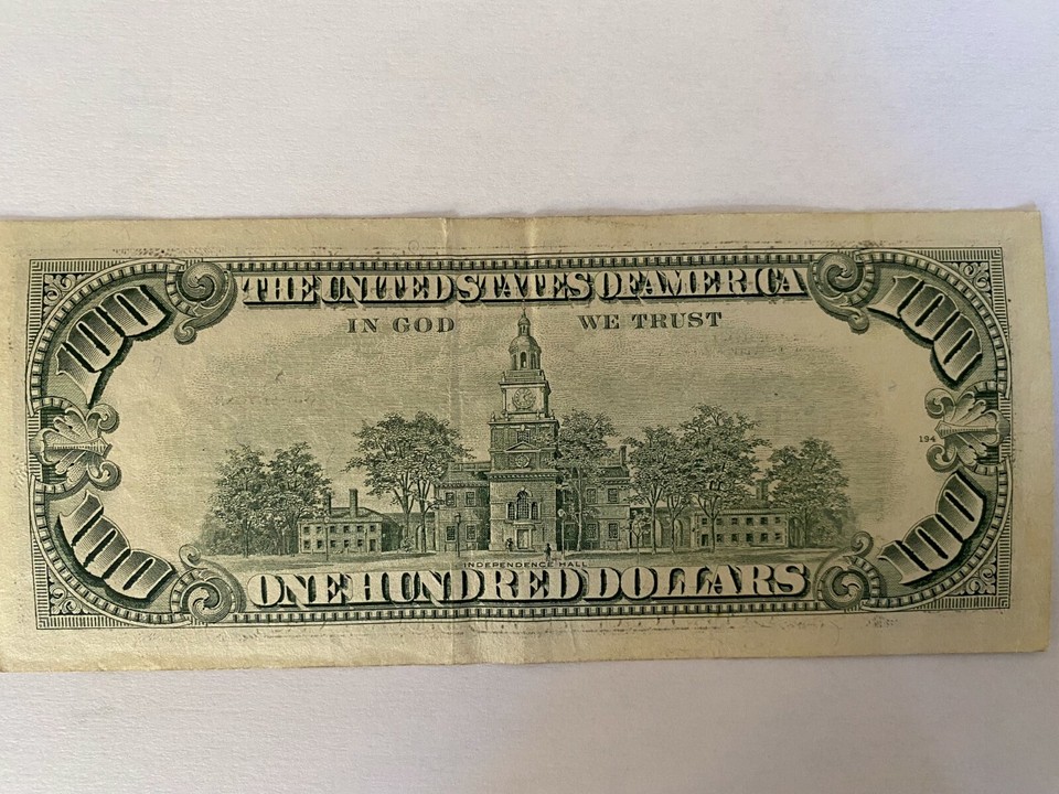 ONE HUNDRED FEDERAL RESERVE NOTE | eBay