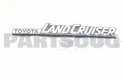 7537060020 Genuine Toyota EMBLEM, FRONT FENDER 75370-60020 | eBay
