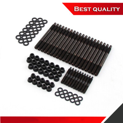 2 Bolt Head Stud Kit Suits Chevy LS1 LS6 Engines Black Oxide Finish | eBay