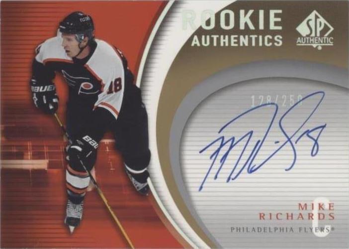 2005-06 SP Authentic - Rookie Authentics Mike Richards #RA-MR /250 (AU ...