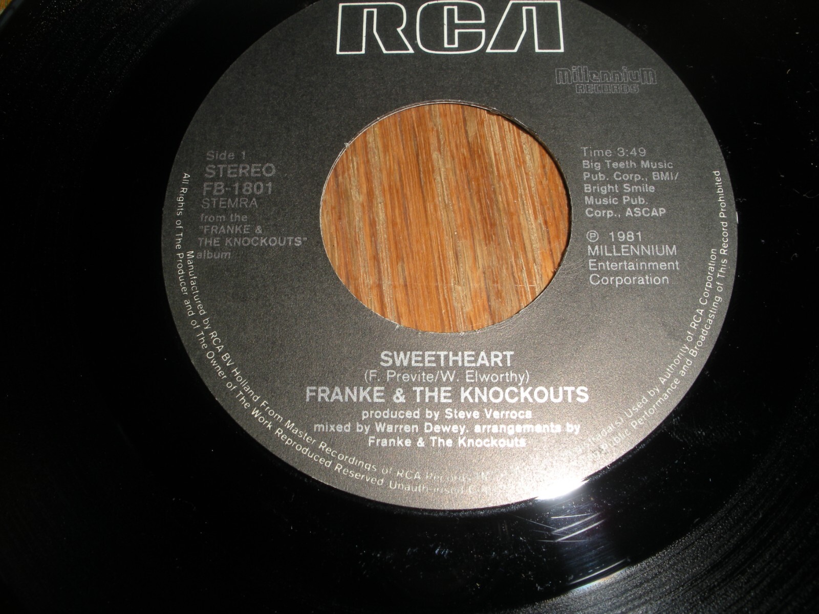 Franke & The Knockouts - Sweetheart - 1981 - 7" vinyl | eBay