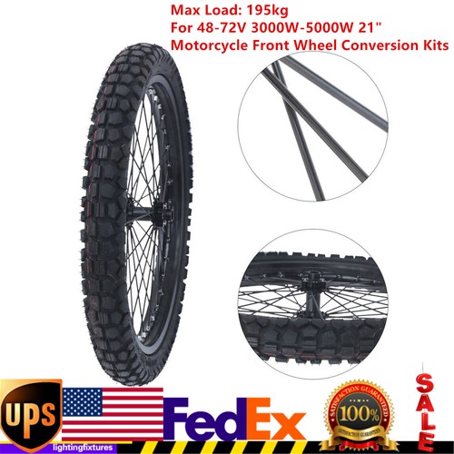 21 Inch Motorcycle Front Wheel Rim For Ebike Electric Bicycle 48V-72V ...