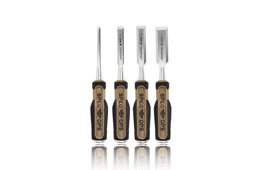 Tools Wood Chisel Set with High-Carbon Steel Blades, Shock-Absorbing ...