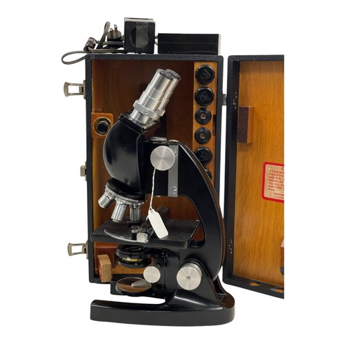 Vintage Bausch and Lomb Microscope with 4 Objectives and Condenser | eBay