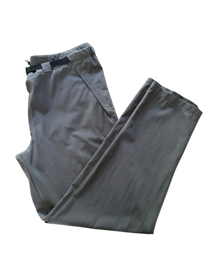 Arcteryx Mens Gamma Lightweight Hiking Pants Gray Belted Zip Pockets XL ...