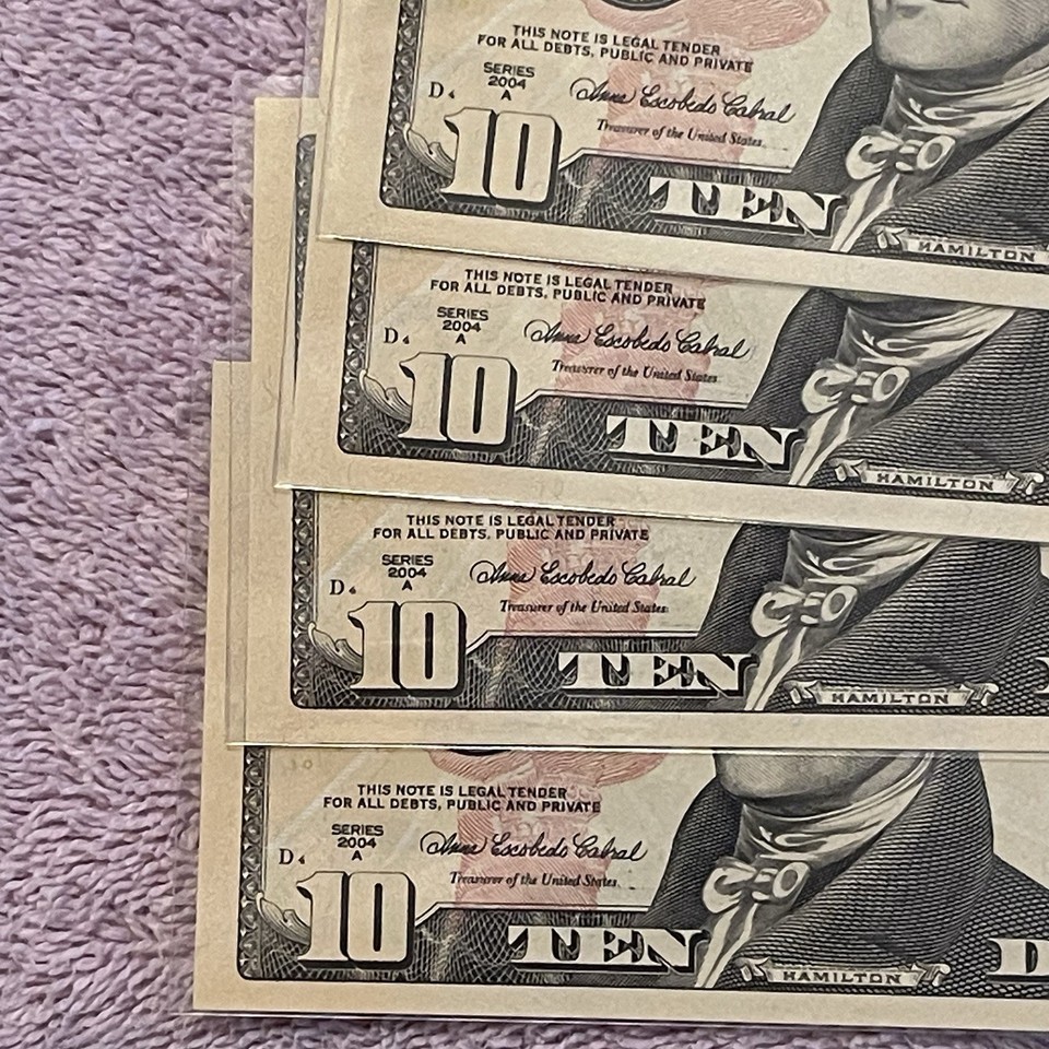 2004 A 4 Consequential $10 Star Notes | eBay