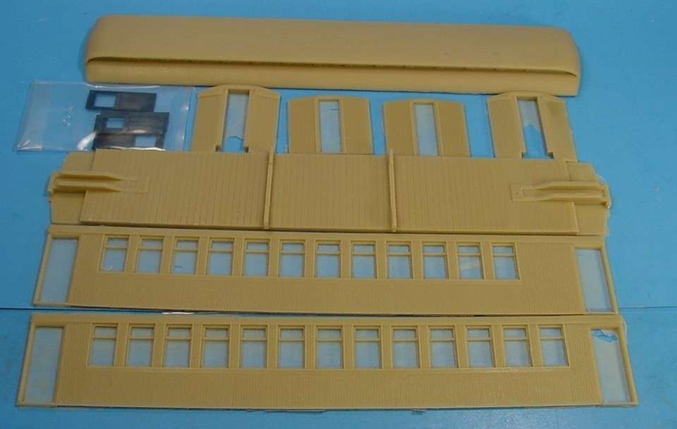 On3/On30 D&RGW CLOSED VESTIBULE COACH PASSENGER CAR KIT WISEMAN MODELS ...